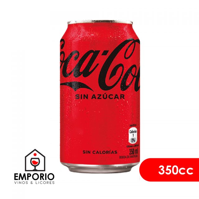 Coca Cola Zero Lata 350cc