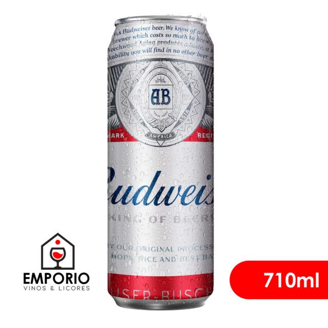 Cerveza Budweiser Laton 710ml